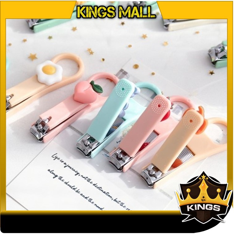 Jual KINGS - 5590 Gunting Kuku Mini Karakter Lucu / Pemotong Kuku Mini ...
