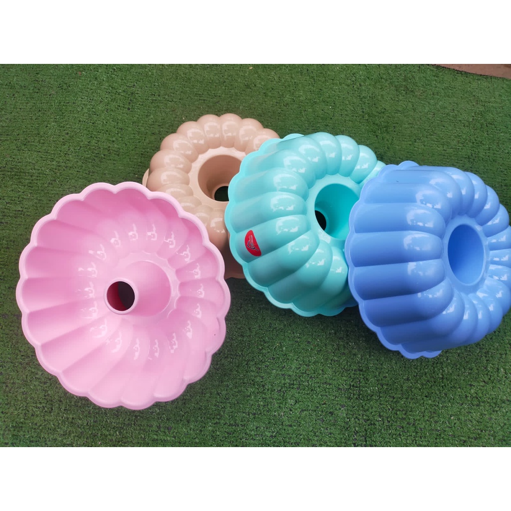 Jual Cetakan puding warna pastel jumbo / cetakan ager / loyang puding ...