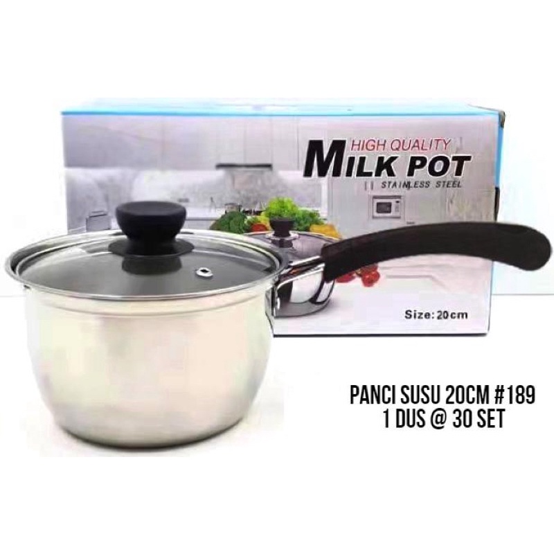 Jual Panci Susu / Panci Indomie / Panci Stainless Steel Ukuran 18-20cm ...