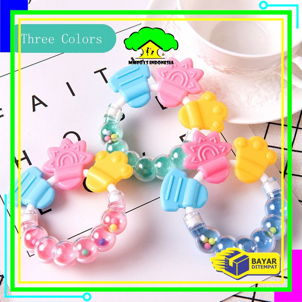 Jual MI-M71 Mainan Rattle Genggam Kerincingan Bayi / Gigitan Bayi ...