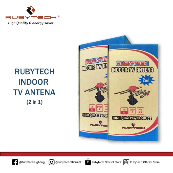 Jual ANTENA TV INDOR RUBYTECH | Shopee Indonesia