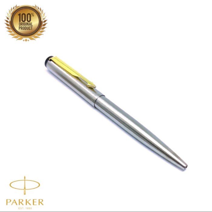 Jual Stas Pulpen Parker Vector Stainless Steel Ballpoint Original ...