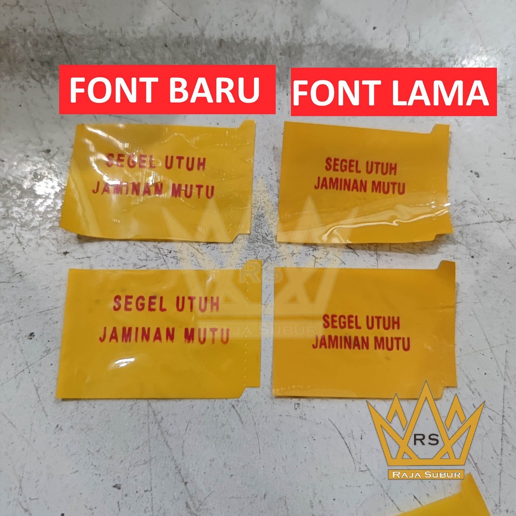 Jual SEGEL UTUH JAMINAN MUTU tutup botol plastik bakar film shrink aqua ...