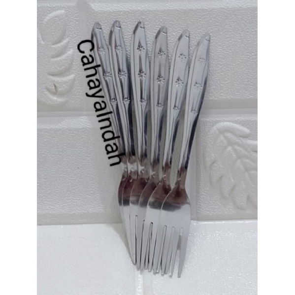 Jual (12 atau 6 Pcs)4 Model/Sendok dan Garpu Makan Bintang Kitchen Tool ...
