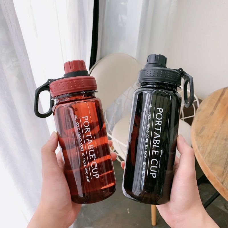 Jual Botol minum 1 Liter portable cup botol air minum olahraga | Shopee ...