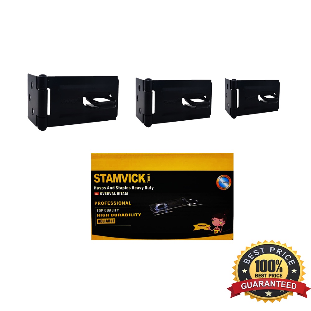 Jual OVERVAL HITAM STAMVICK 3-4- 5" INCH-ENGSEL GEMBOK-KUNCI GEMBOK ...