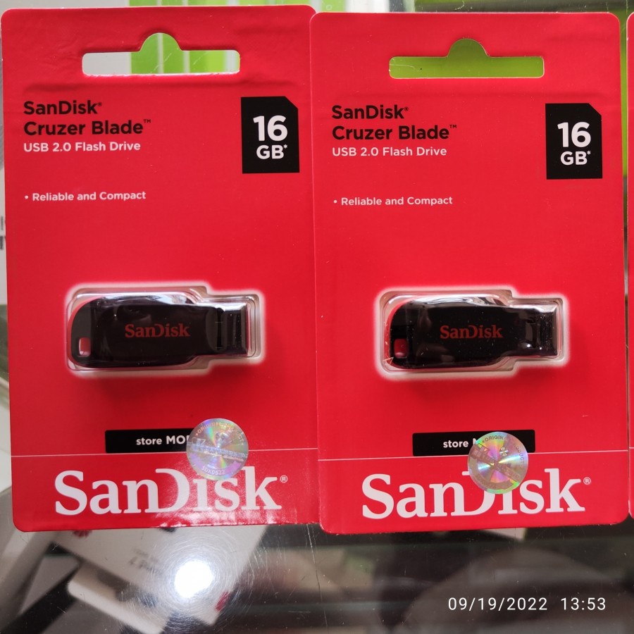 Jual SANDISK FLASHDISK USB 2.0 16GB16 GB CRUZER BLADE CZ50 GARANSI ...