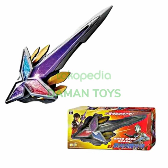 Jual Mainan Senjata Ultraman Trigger DX Glitter Blade Pedang kado anak cowo | Shopee Indonesia