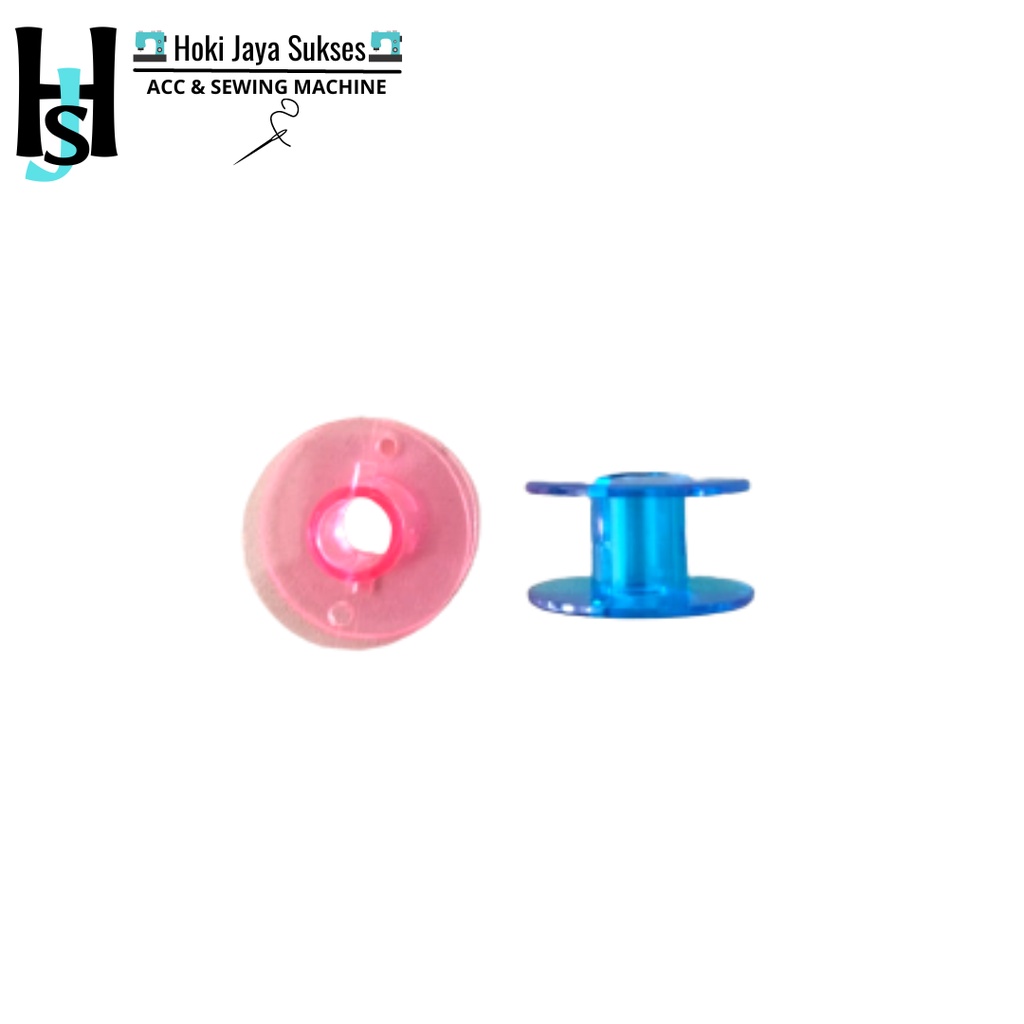 Jual Bobbins / Spool / Bobbin Plastik Warna (Mesin Jahit Portable ...