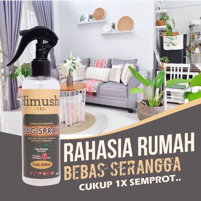 Jual Himushi Cairan Obat Anti Serangga Cicak Tomcat Kutu Kasur Tungau ...
