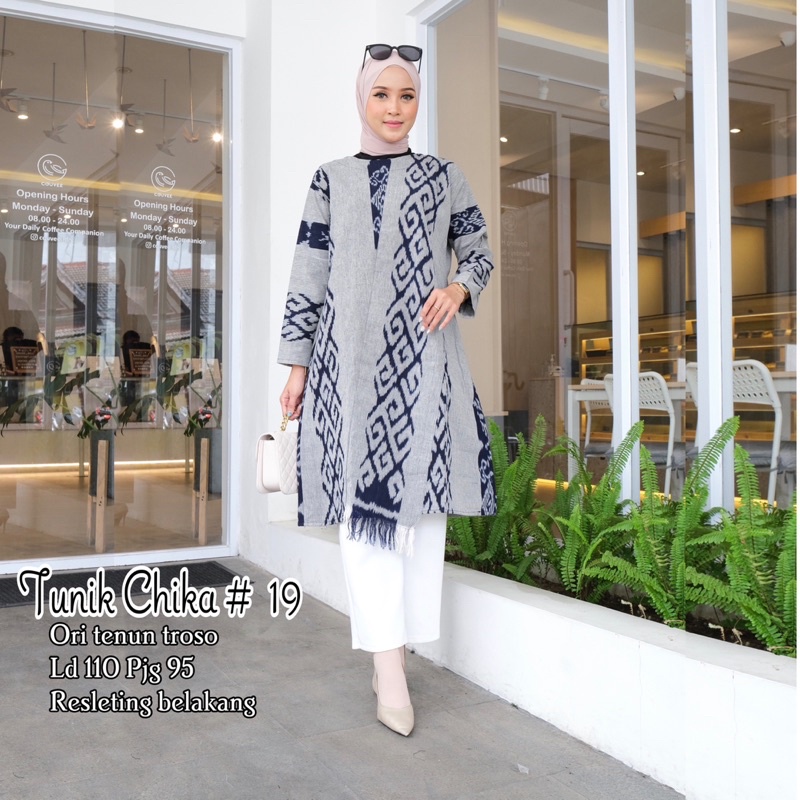 Jual Tunik Tenun Ori Tenun Troso Baju Cewek Tunik Premium Ori Handmade | Shopee Indonesia