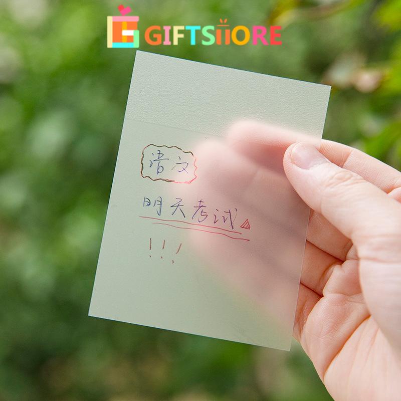 Jual COD Sticky Notes Transparent 50 Lembar Sticky Note Buku stiker ...