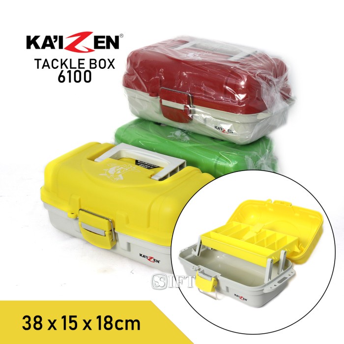 Jual Kotak Alat Pancing Ka'Izen Tackle Box 6100 Kaizen | Shopee Indonesia