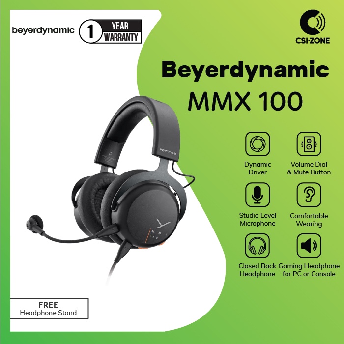 Jual Beyerdynamic MMX 100 / MMX100 Over Ear Closed Back Gaming ...