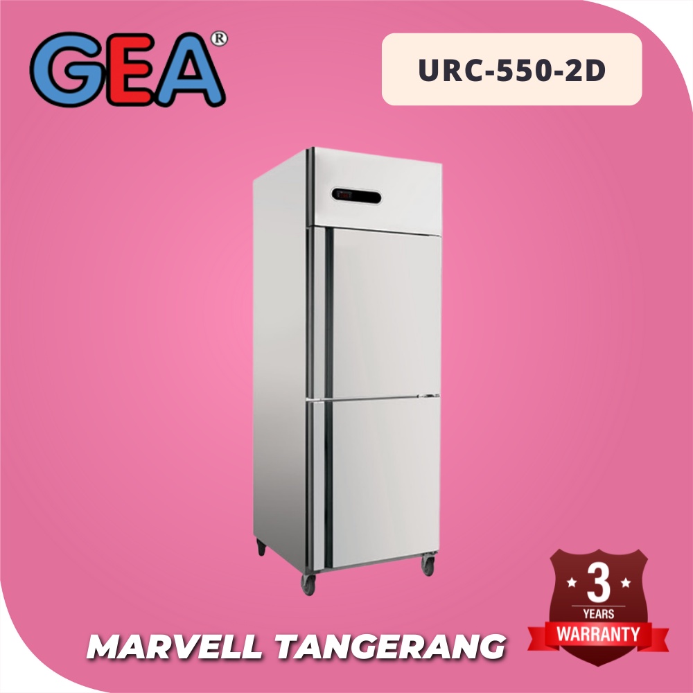 Jual UPRIGHT CHILLER GEA URC-550-2D KULKAS PENDINGIN 2 PINTU STAINLESS ...