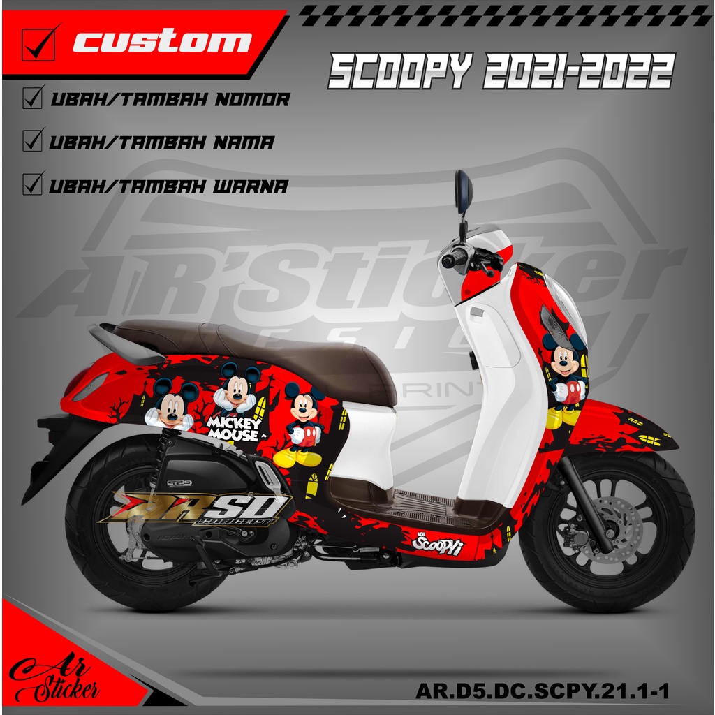 Jual Decal Sticker Scoopy 2021 2022 Full Body - Dekal Stiker Motor Honda Scoopy FI 2021 - 2024 ...