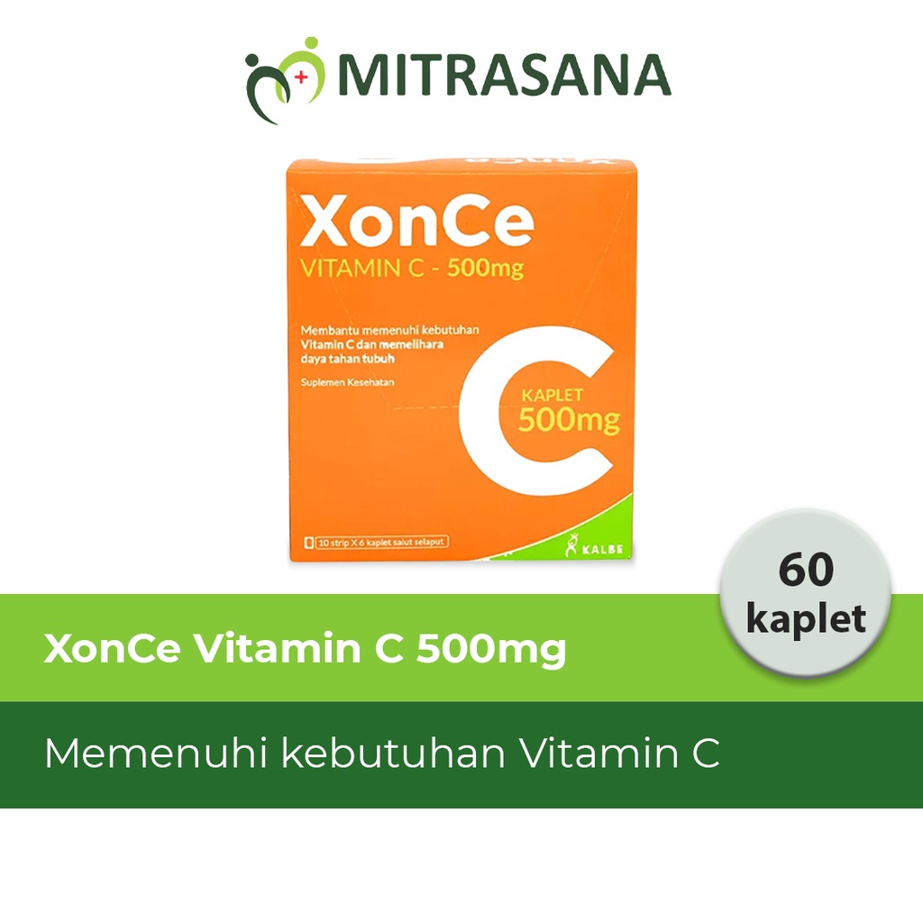 Jual Xonce 500mg 1 Box isi 10 Strip @6 Kaplet | Shopee Indonesia