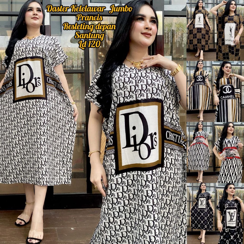 Jual Daster Lowo Jumbo Motif Branded Viral Kekinian Batik Daster Jumbo ...