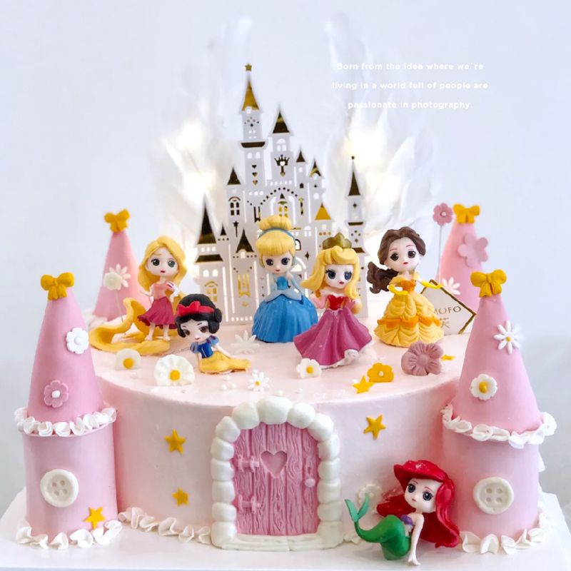 Jual FIGURE ACTION PRINCESS / CAKE TOPPER PRINCESS KECIL ISI 6 KUALITAS ...