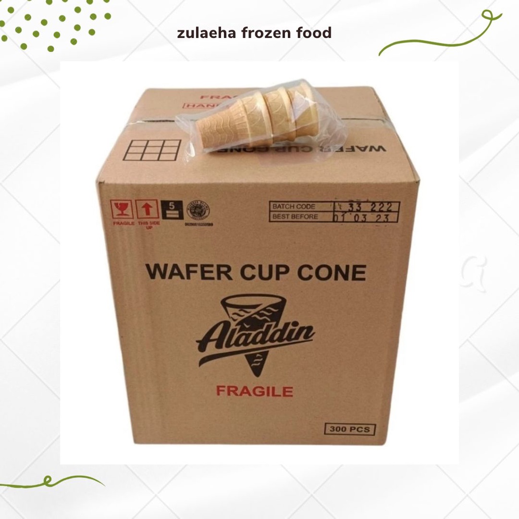 Jual Cone Ice Cream MCD atau Wafer Cup Cone Es Krim Aladdin | Shopee ...