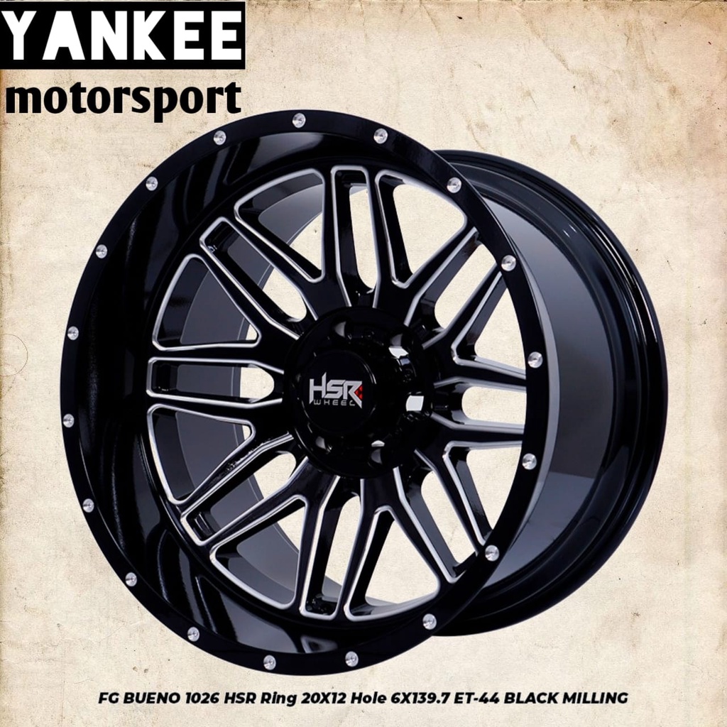 Jual Velg Mobil Ring 20 Lebar 12 untuk Hummer, Hardtop, Strada, Pajero ...