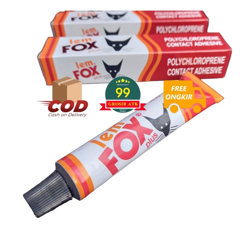 Jual TUBE PLUS FOX 20 g/lem fox/lem fox tube plus/lem karet kayu ...