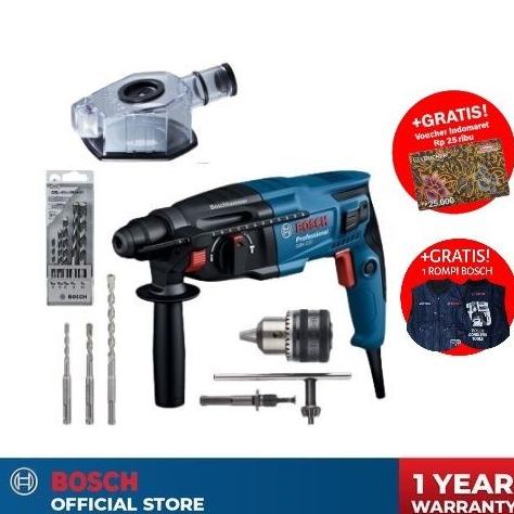 Jual Bosch Rotary Hammer Gbh 220 Kit / Mesin Bor Bobok Set | Shopee ...