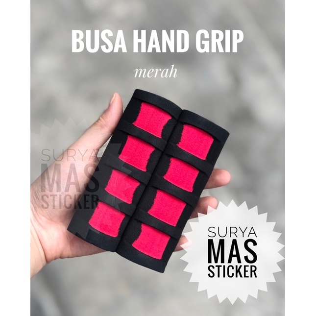 Jual busa grip busa stang motor sepeda spons handfat hand fat hand grip ...