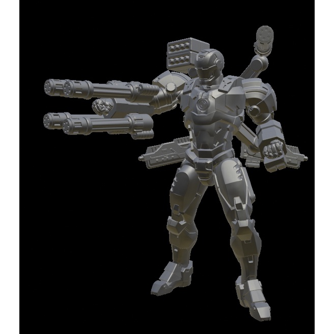 Jual Miniature Figure MARVEL War Machine 1/64 1/87 HO diorama | Shopee ...