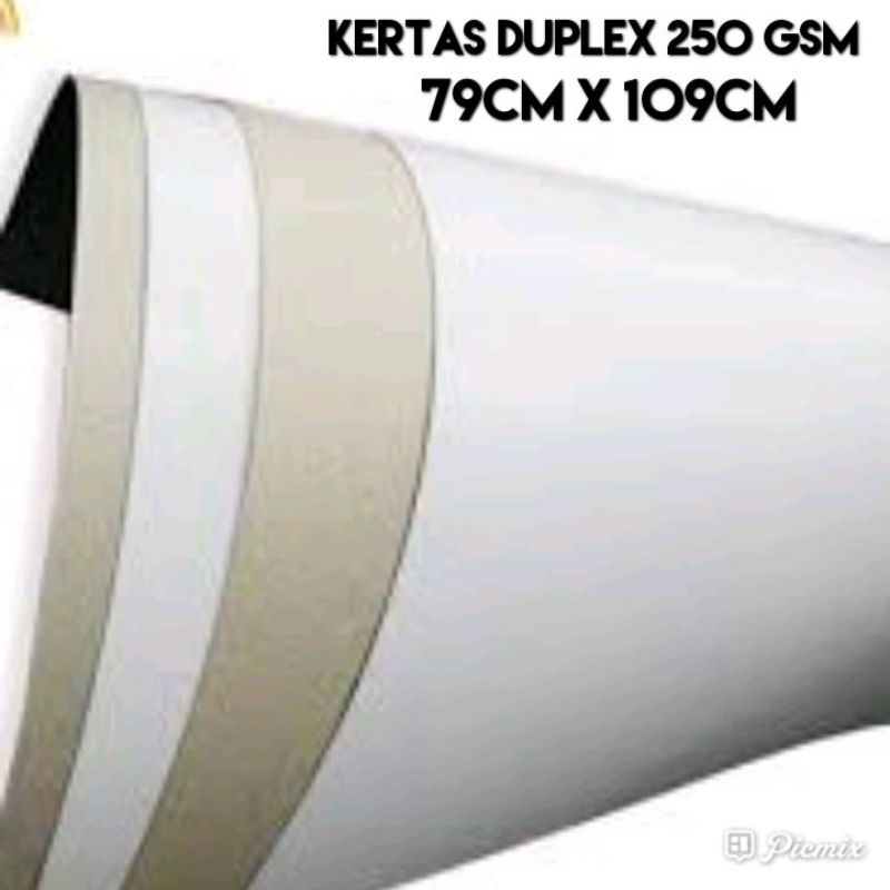 Jual Kertas Duplex 250gsm Lembaran 79cmx109cm | Shopee Indonesia