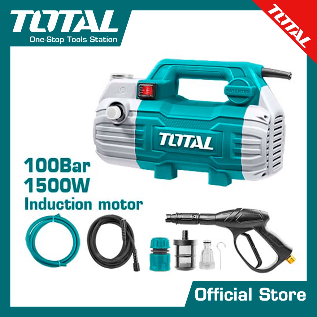 Jual TOTAL Mesin cuci mobil tekanan tinggi 1500W TGT11236 Motor induksi ...