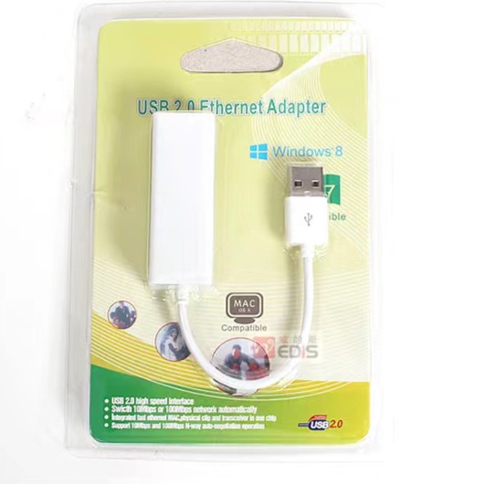 Jual USB LAN Adapter / USB To Ethernet RJ45 Kabel/ USB 2.0 To Ethernet ...