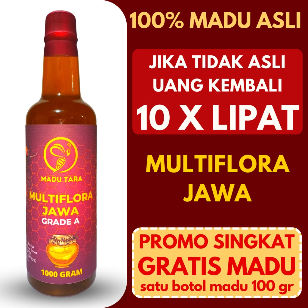 Jual MADU NEKTAR MULTIFLORA JAWA MADU ASLI MENTAH MURNI RAW HONEY MADU ...