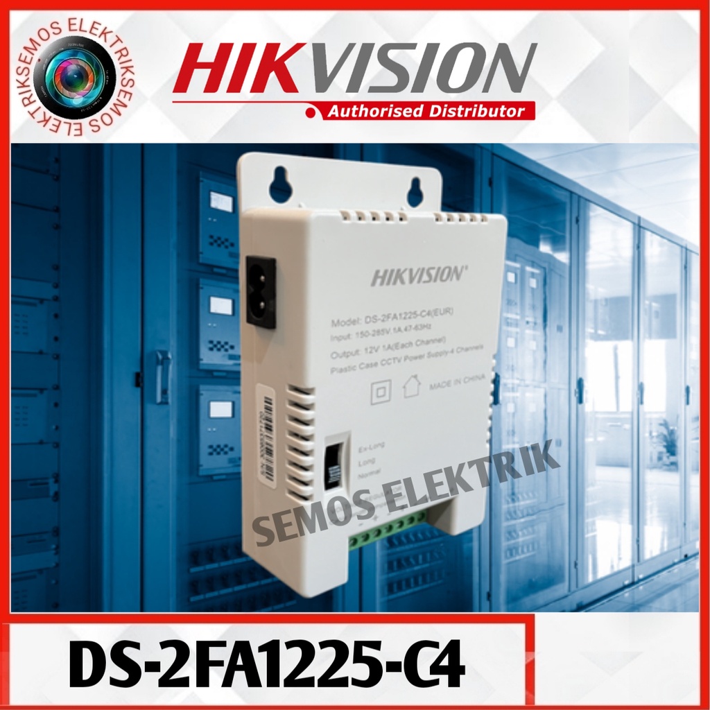 Jual Adaptor 4 Channel 1A / Adaptor Hikvision / Power Supply Hikvision ...