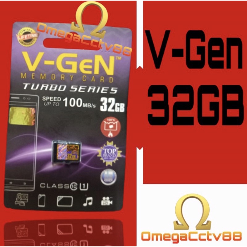 Jual micro SD card V-Gen 32GB class 10 speed 100mbps memory V-Gen 32gb ...