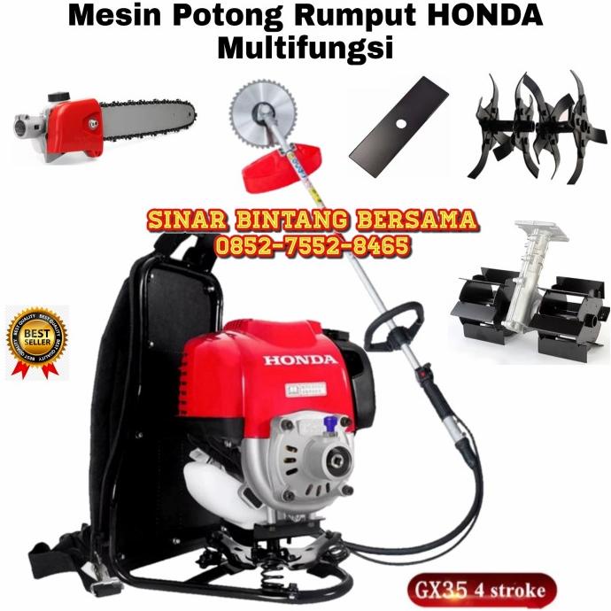 Jual Mesin Potong Rumput Honda UMR 435 N | Komplit 5 Mata Pisau Multifungsi barang laris ...