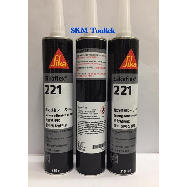 Jual Sikaflex -221 Sealant PU ( Black, Grey & White ) | Shopee Indonesia