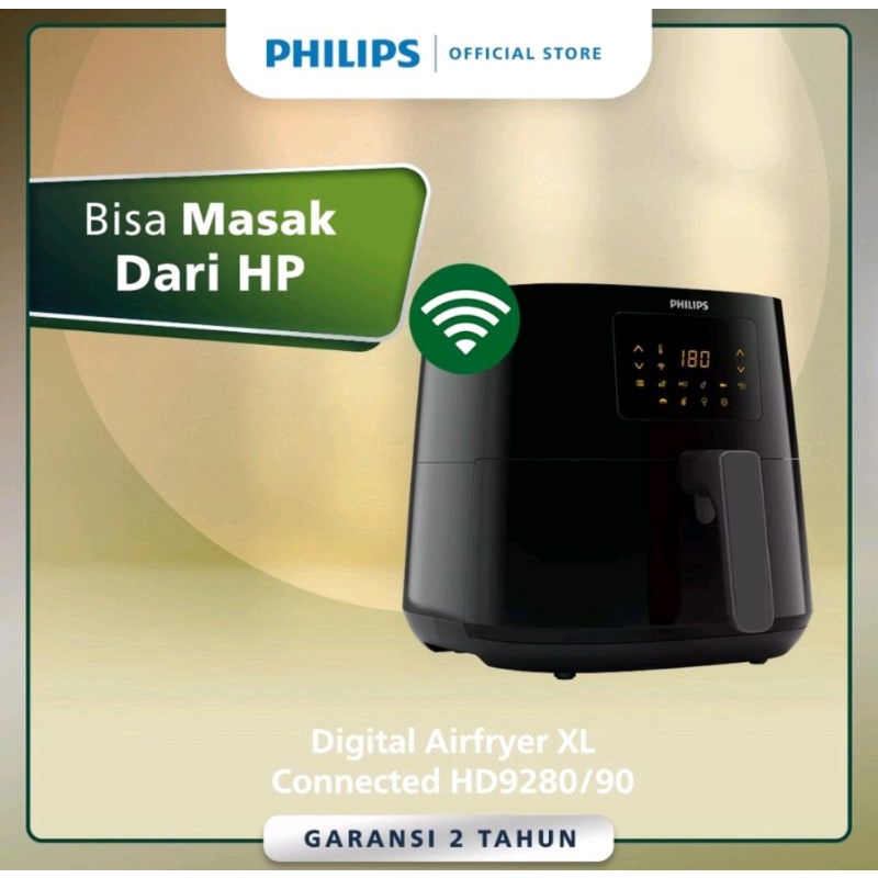 Jual Philips Air Fryer HD9280/90 HD9280 HD 9280 XL 1,2 kg 6,2 L ...