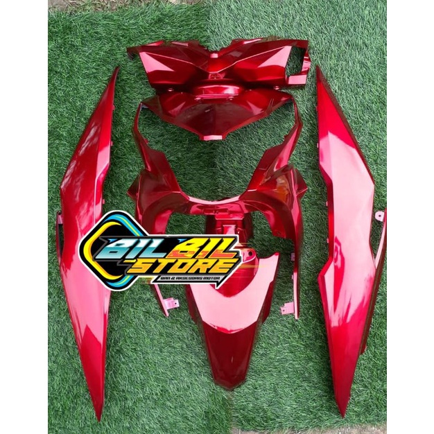 Jual BODY HALUS BEAT FI NEW ECO 2016-2019 MERAH CANDY | Shopee Indonesia