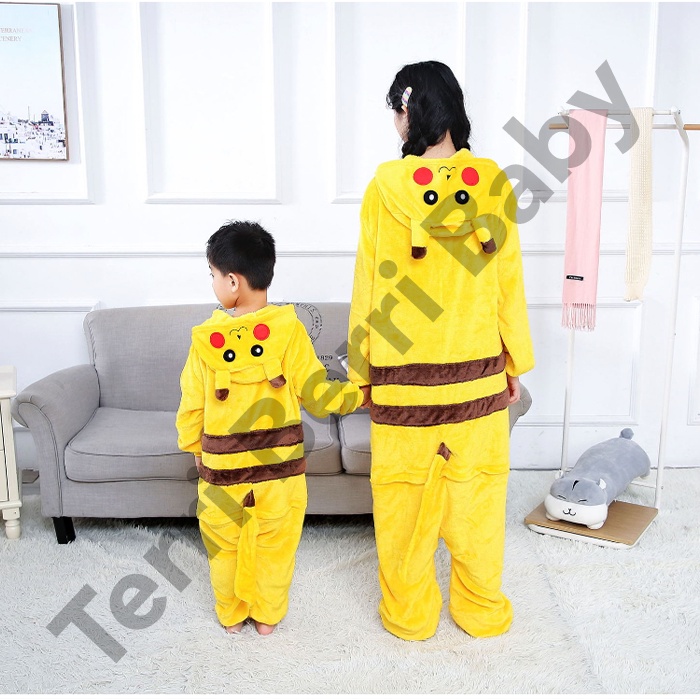 Jual BAJU KOSTUM ONESIE PIKACHU DEWASA ONE SIE POKEMON KIGURUMI PIKACU ...