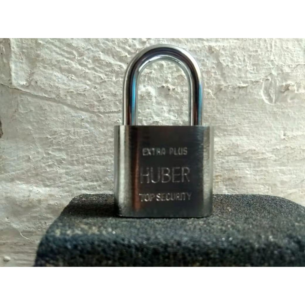 Jual gembok stainless 30mm gembok putih gembok crom gembok pager pintu ...