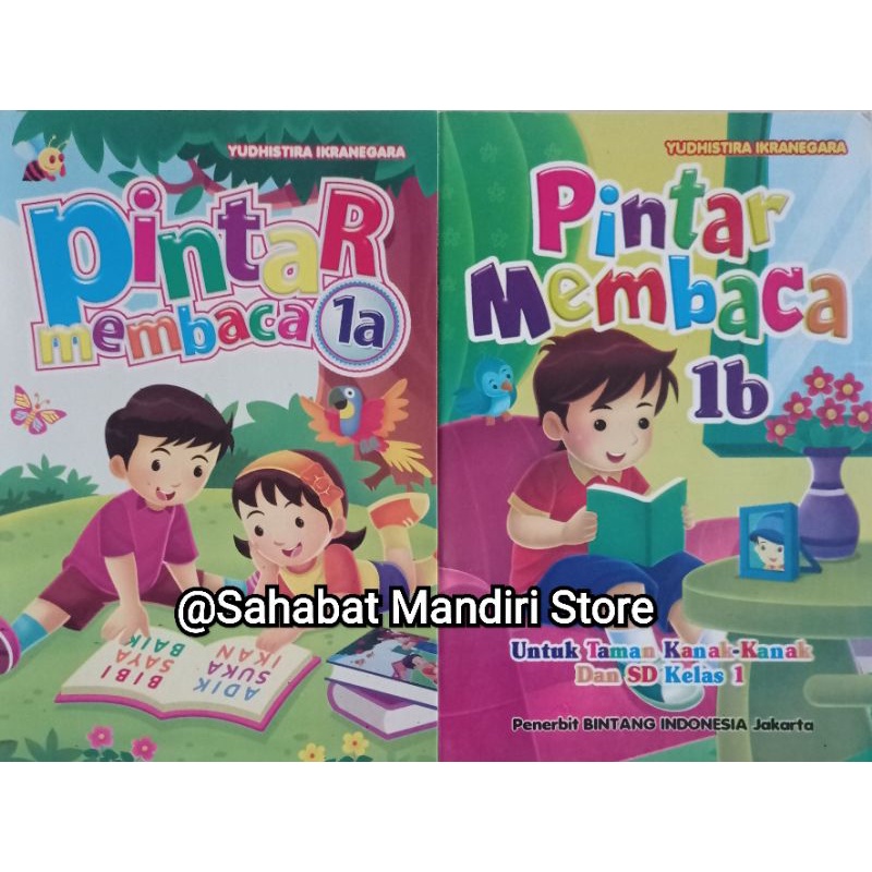 Jual buku pintar Membaca 1a dan 1b untuk tk dan sd kelas 1 | Shopee ...