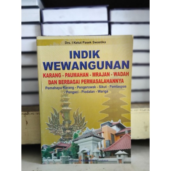 Jual Buku Indik Wewangunan Karang-Paumahan-Mrajan-Wadah Dan Berbagai ...