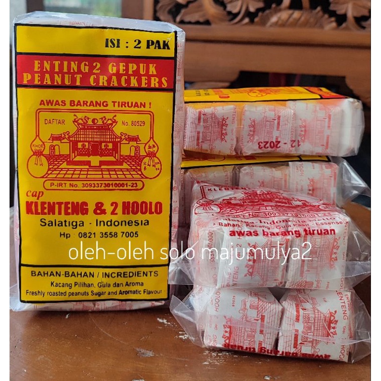 Jual ENTING GEPUK KACANG CAP 2 HOLO ASLI SALATIGA ISI 20 PCS | Shopee ...