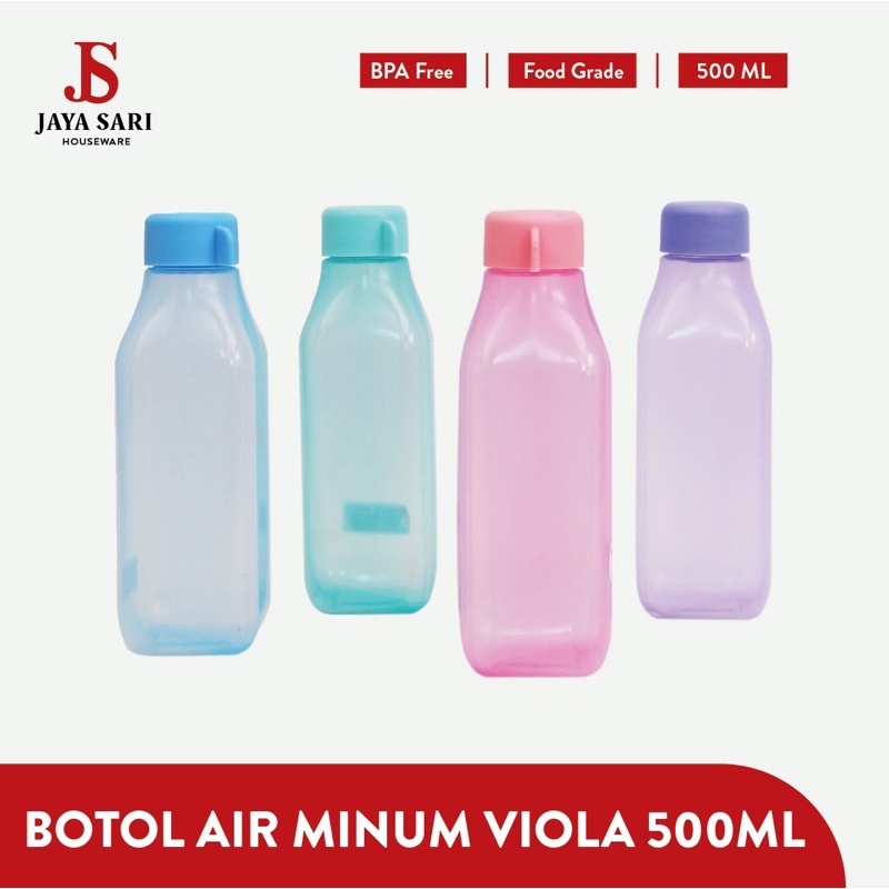 Jual Botol air minum viola 500ml / Botol minum anak sekolah / Botol ...