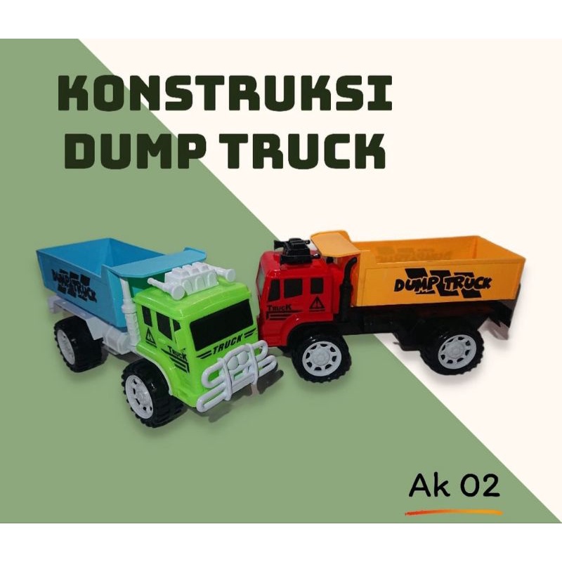 Jual Mainan Anak Mobil Dump Truck Konstruksi AK 02 Murah | Shopee Indonesia