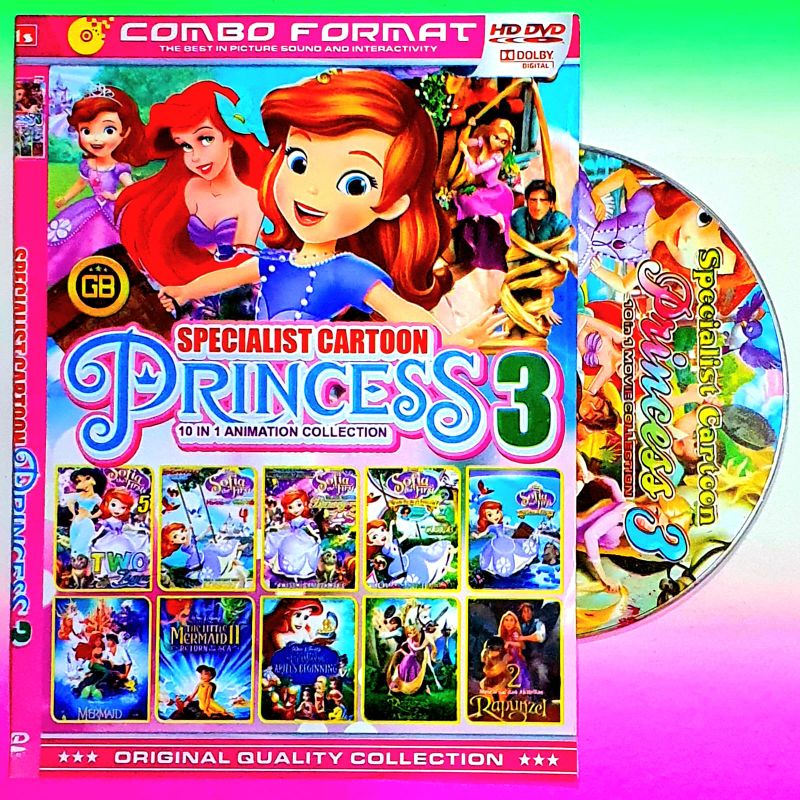 Jual KASET 10 JUDUL FILM DISNEY PRINCESS TERBARU-FILM ANAK KARTUN ...