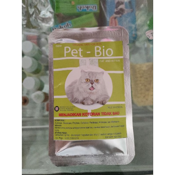Jual Pet Bio Pengurang Penghilang Bau Kotoran Pada Kucing | Shopee ...