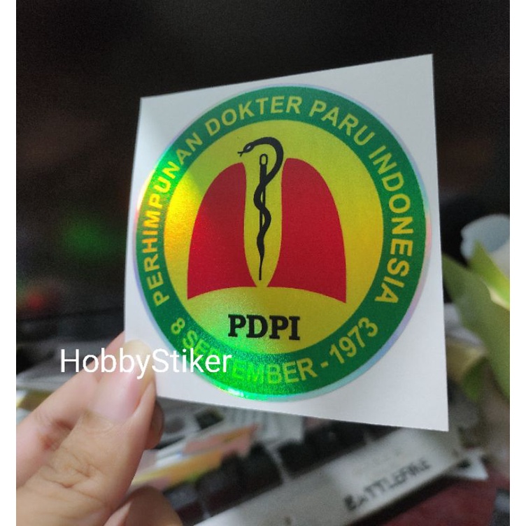 Jual Stiker PDPI perhimpunan dokter paru indonesia untuk mobil klinik ...