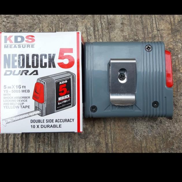 Jual METERAN KDS 5M x 16FT NEOLOCK 5" MEASURING TAPE 5 METER | Shopee Indonesia